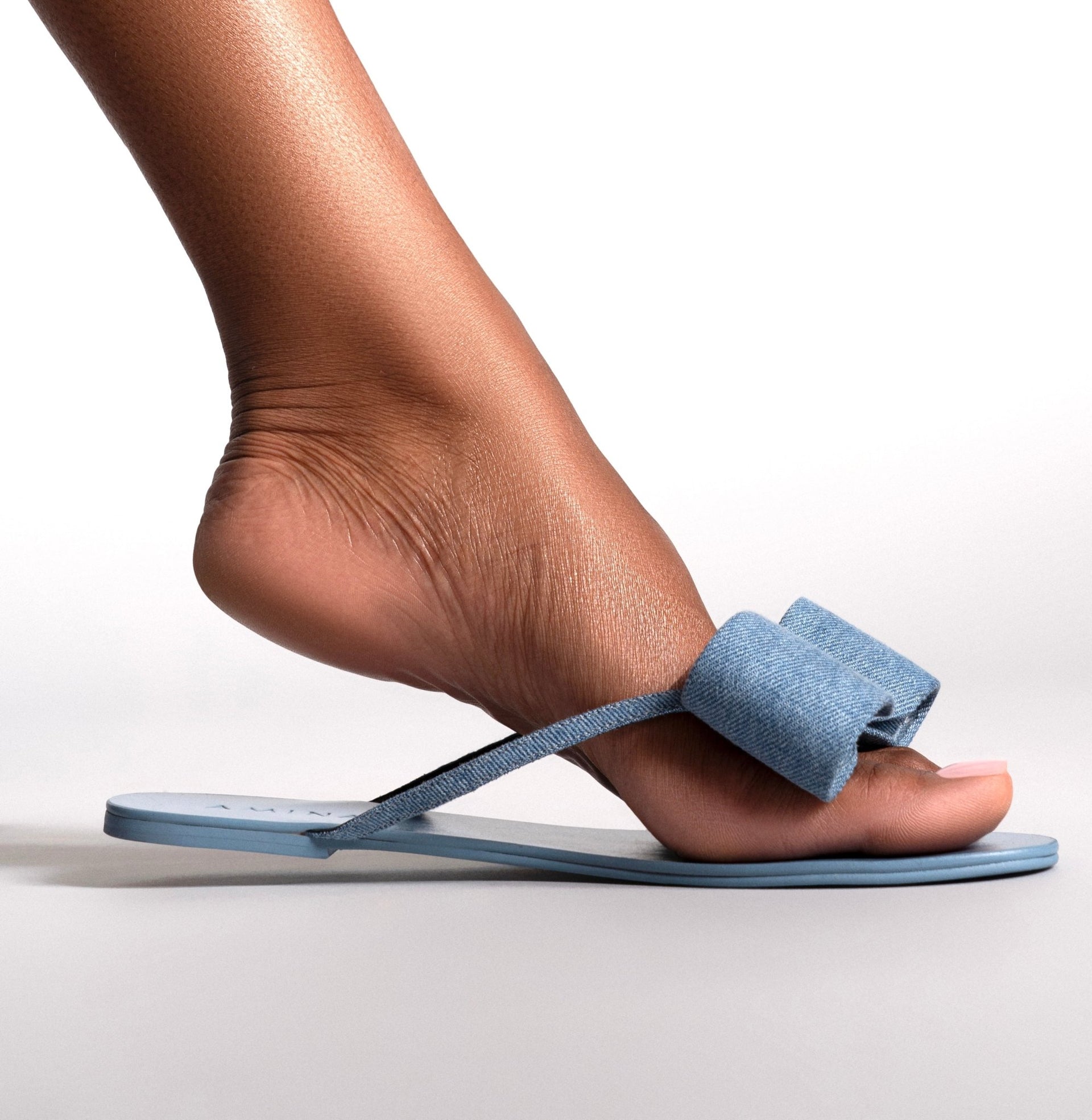 DENIM FLIP FLOP – AMINAH ABDUL JILLIL